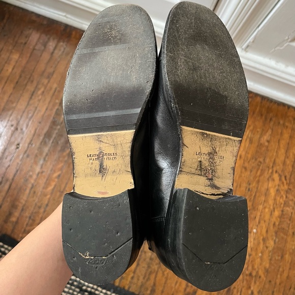 Shoes | Clif Italian Made Black Leather Lace Up Boots Size 85 | Poshmark